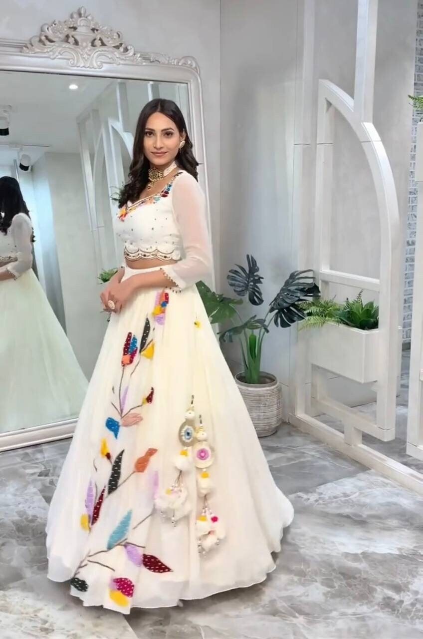 Designer Lehenga Choli for Women Party Wear Bollywood Lengha Sari ...