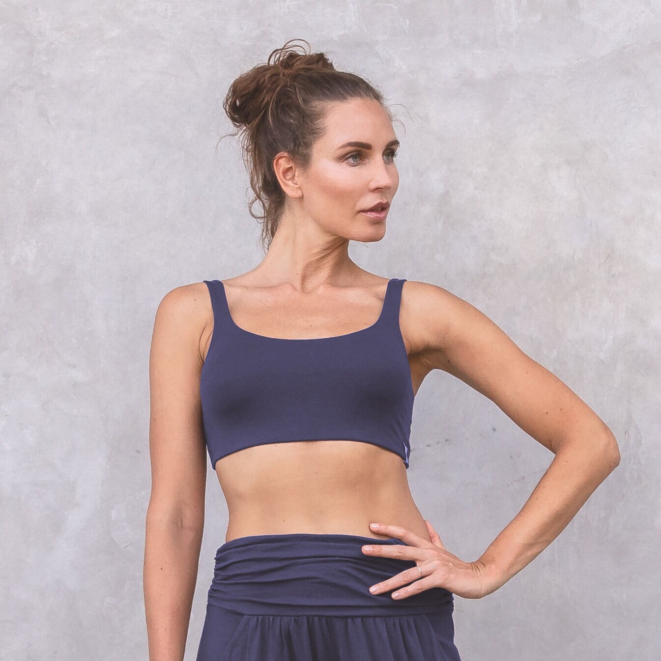 Bra Carmen Double-layered Bra Made of Elastic Organic Cotton - Etsy