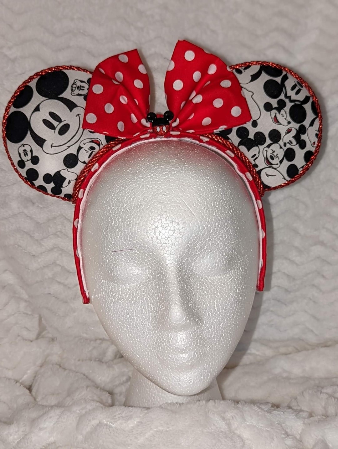 Mickey Mouse Inspired, Mickey Ears, Minnie Ears, Headband - Etsy