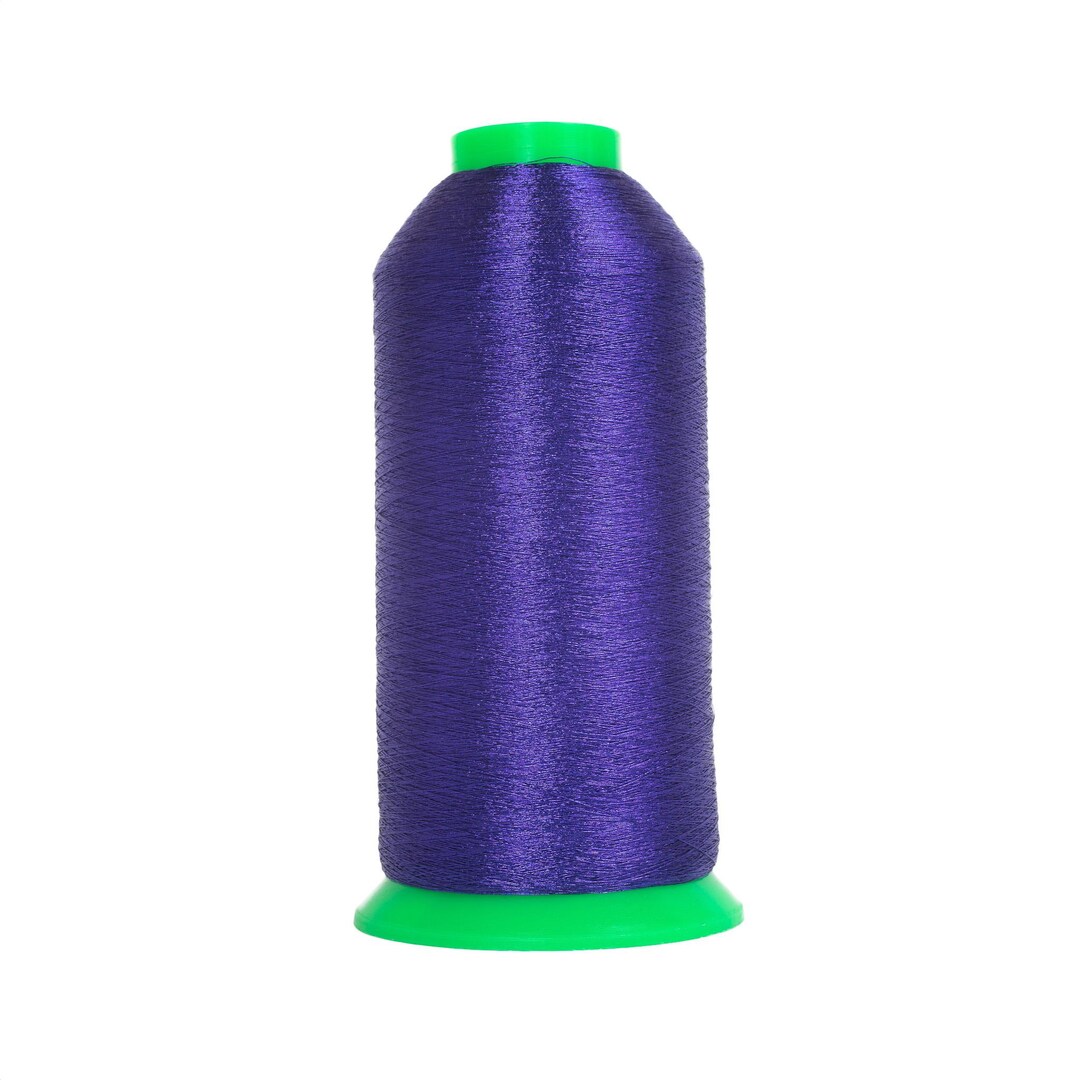 Metallic Yarn, Machine Embroidery Thread, Purple Colour, 5000m, 150D ...
