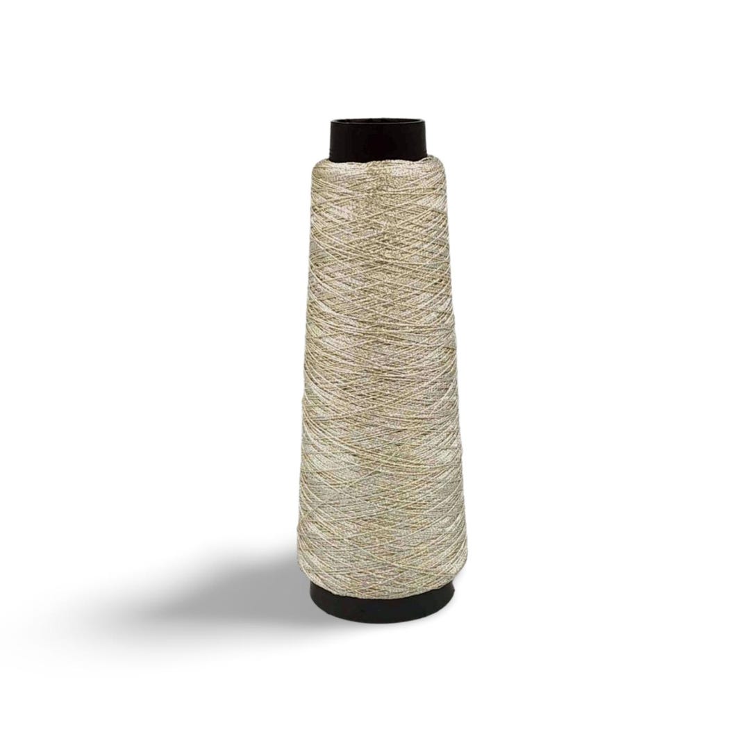 Metallic Hand Embroidery Thread, Light Silver Colour, 420m, Shiny ...