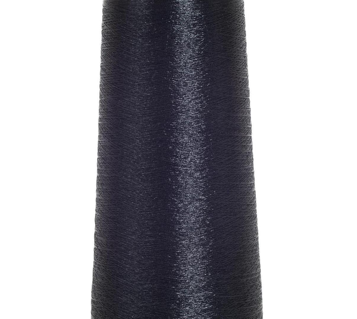 Metallic Yarn, Machine Embroidery Thread, Black Colour, 4750m, 150D ...