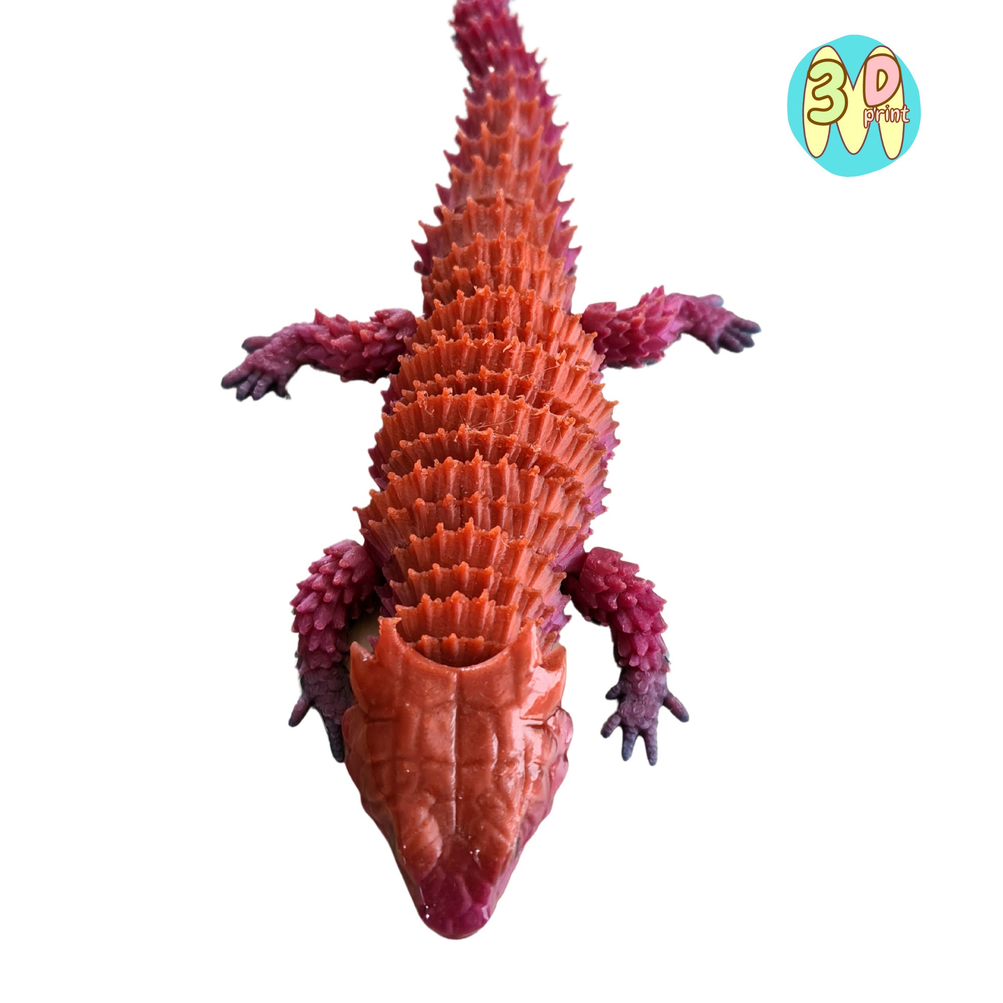Lizards in 3D Printing Articulated and Playful Decoration for - Etsy