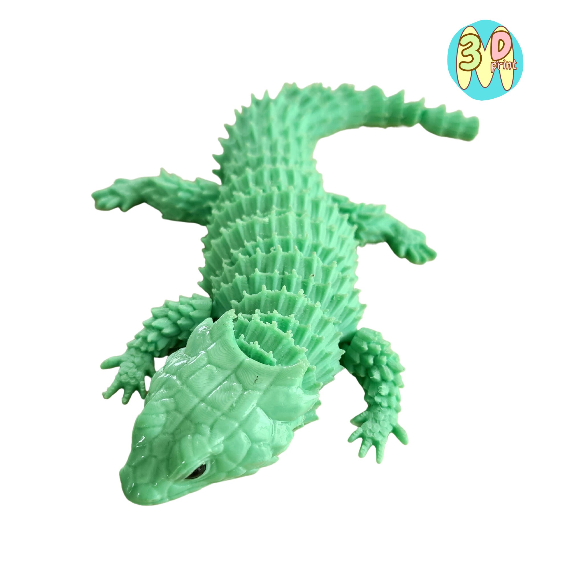 Lizards in 3D Printing Articulated and Playful Decoration for - Etsy