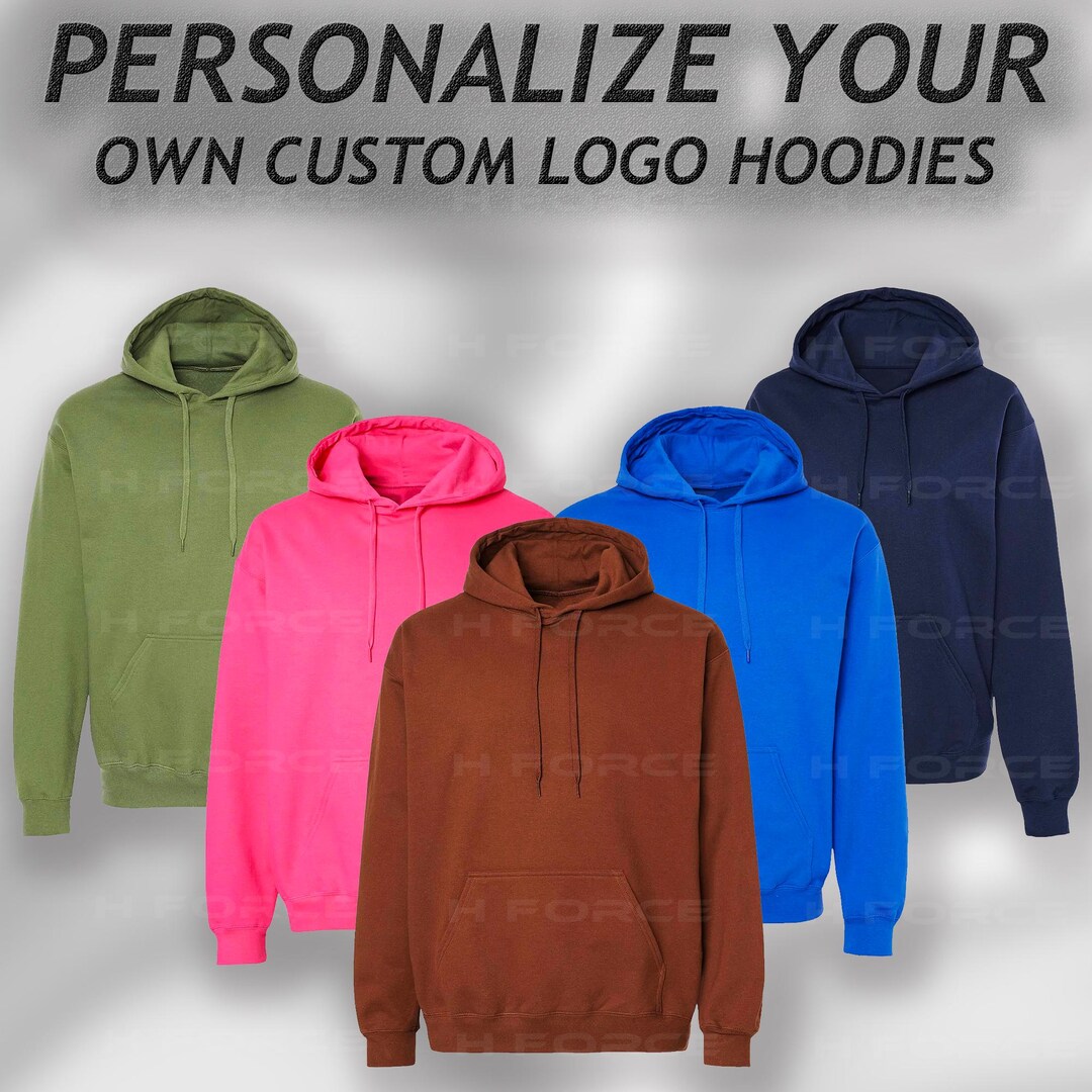 Custom Logo Hoodies – Personalized Sweatshirts for Men and Women | Bulk ...