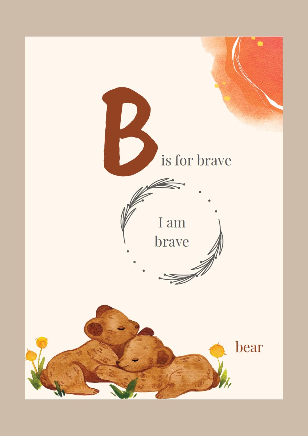 Buy Bilingual English–spanish Alphabet Wall Art for Kids | Positive ...