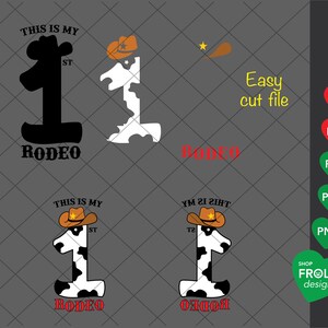 First Rodeo SVG This is My First Rodeo SVG 1st Birthday Shirt Boy ...