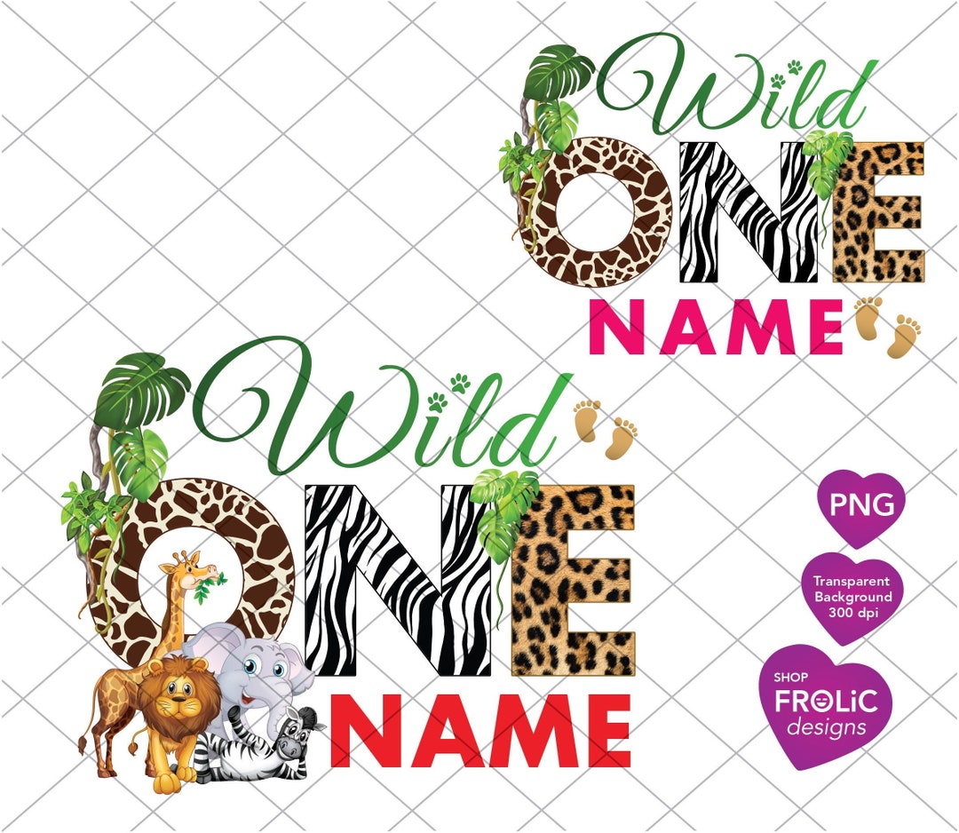 Wild One PNG, 1st Birthday Shirt Boy Girl, Wild One Birthday Shirt ...