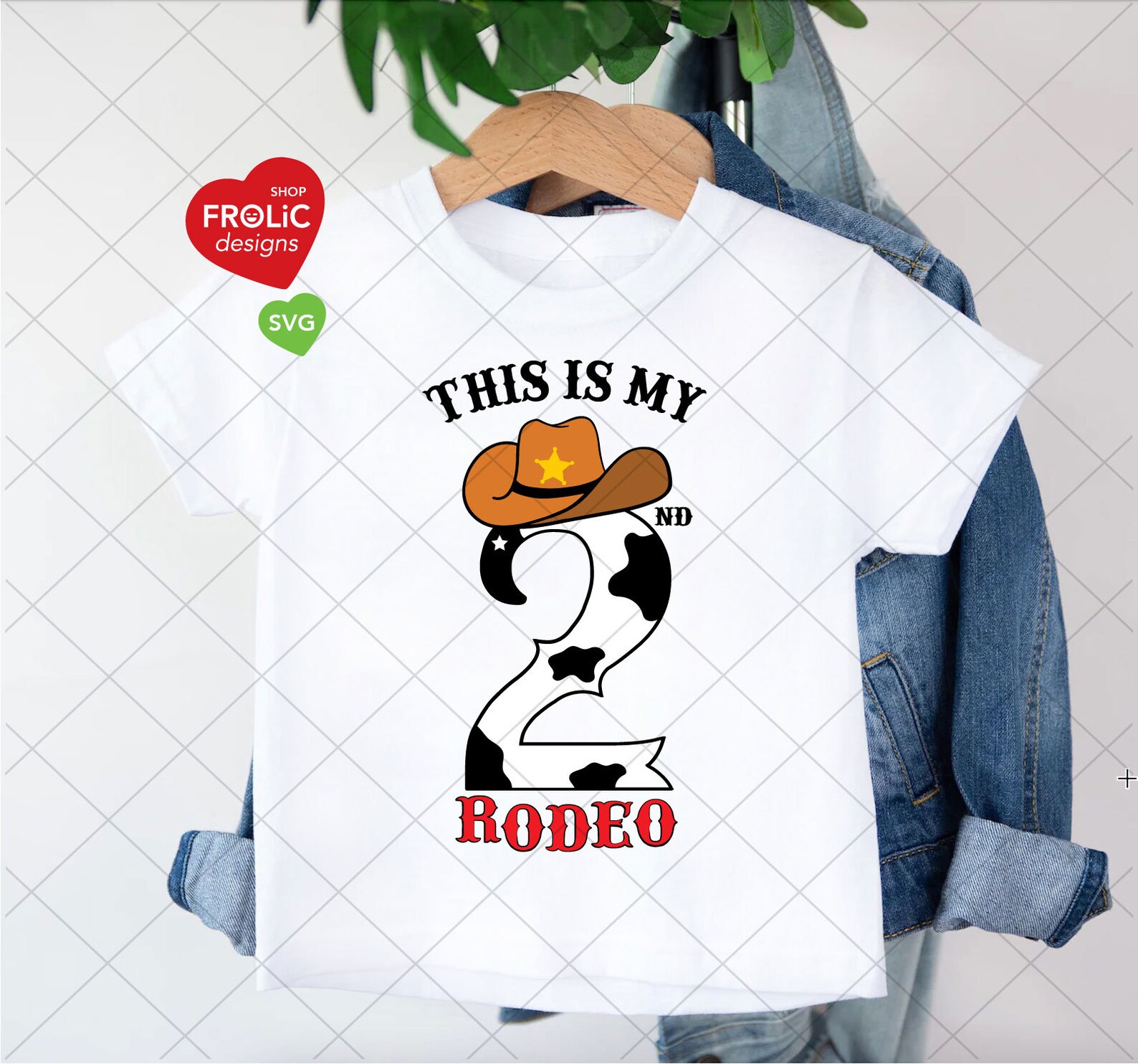 Second Rodeo SVG Family Bundle – Cowboy Birthday Shirt Designs for Mom ...