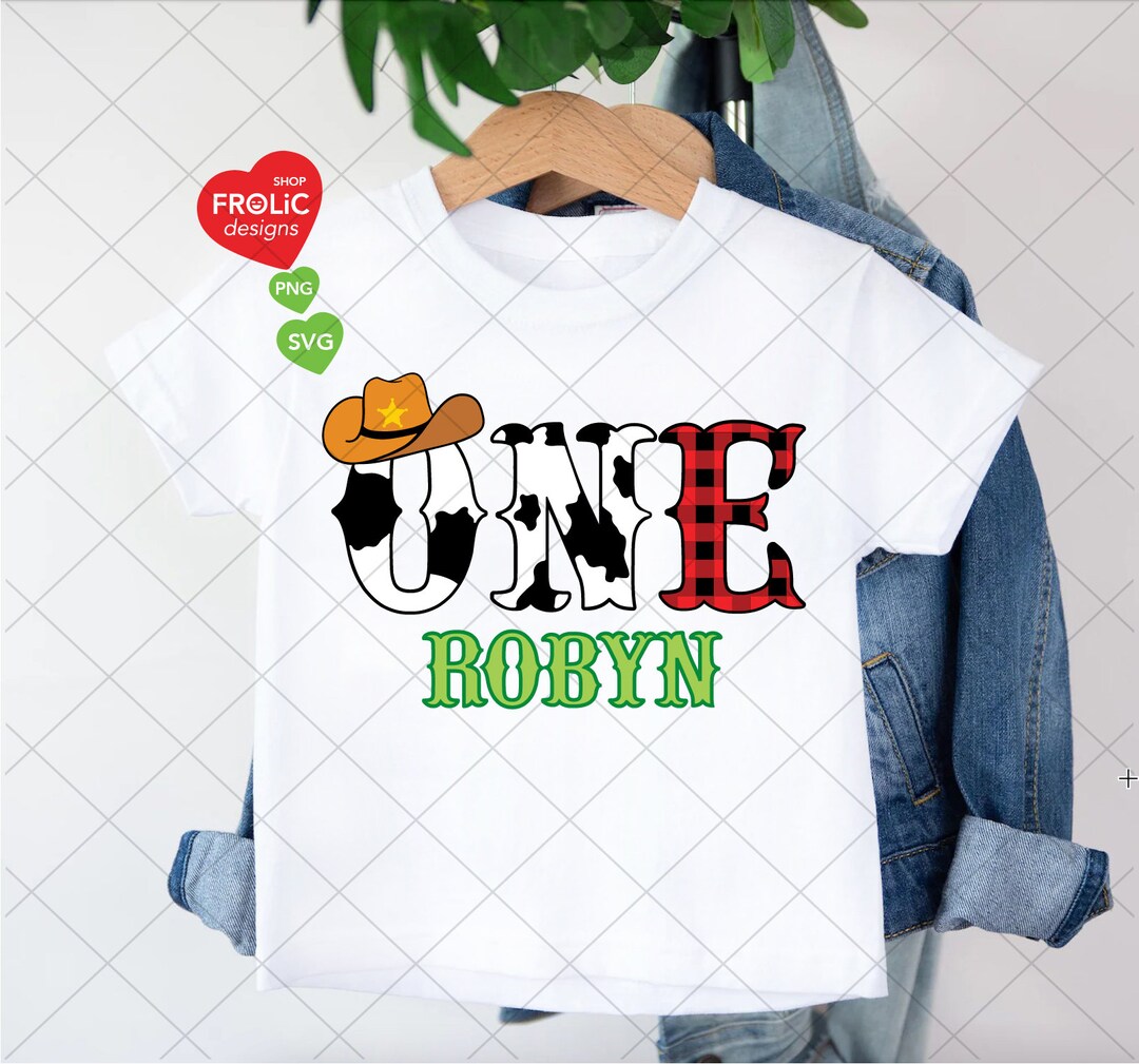 ONE Cowboy Hat SVG, 1st Birthday SVG, Cow One Svg, First Rodeo Birthday ...