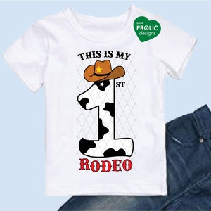 First Rodeo SVG Family Bundle, This is My First Rodeo SVG Birthday ...