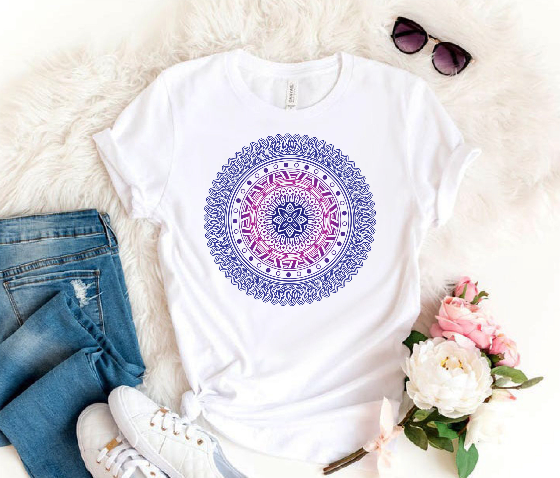 Navy Blue Mandala Clipart Mandala Shirt Design PNG - Etsy