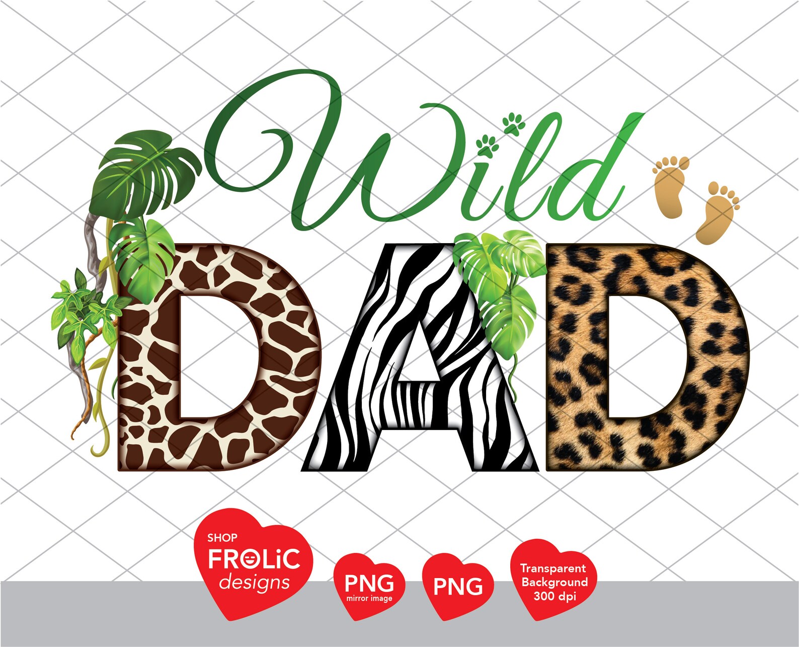 Wild DAD Png, Wild Jungle Birthday Daddy Shirt, Wild Safari Family ...
