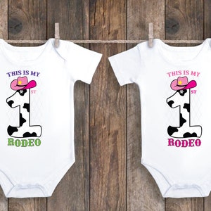 This is My First Rodeo SVG My First Rodeo Girl SVG 1st Birthday Shirt ...