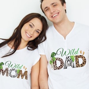 Wild DAD Png, Wild Jungle Birthday Daddy Shirt, Wild Safari Family ...