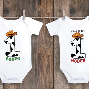 First Rodeo SVG Family Bundle, This is My First Rodeo SVG Birthday ...