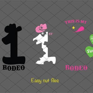 This is My First Rodeo SVG My First Rodeo Girl SVG 1st Birthday Shirt ...