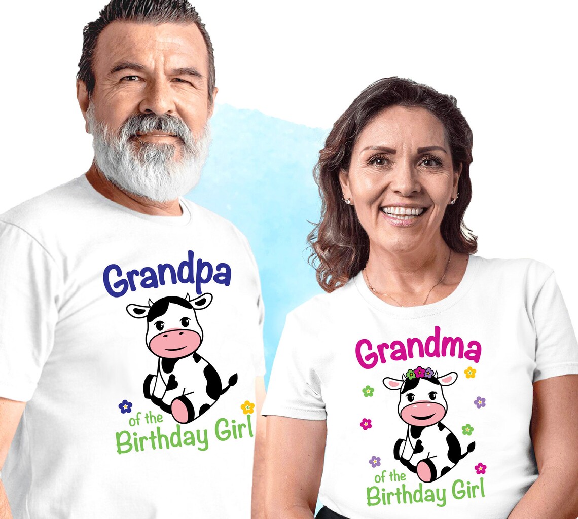 Grandma of the Birthday Girl SVG Cow SVG Grandma Cow Cut - Etsy Ireland