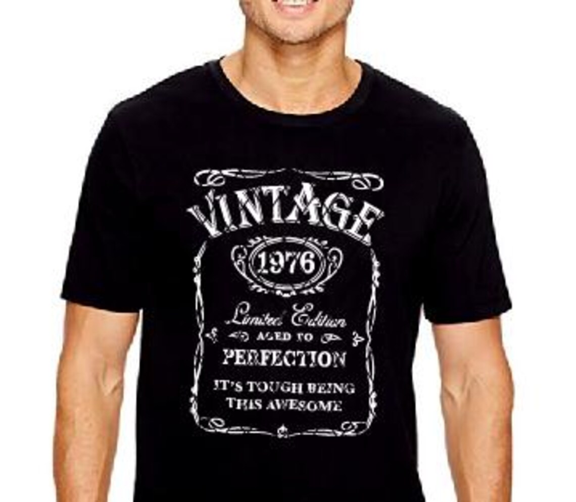 Vintage 1976 SVG Limited Edition SVG Aged to Perfection, 50th Birthday ...