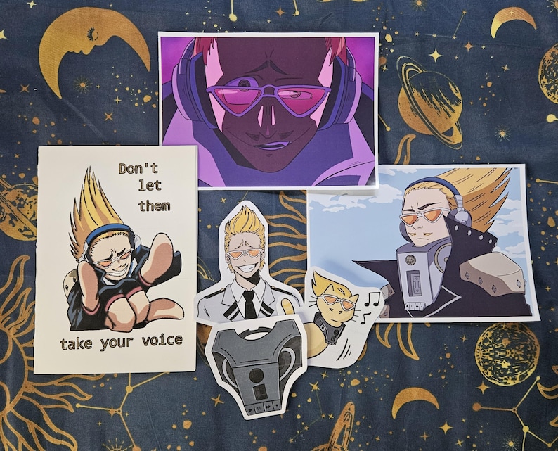 My Hero Academia Present Mic Gift Set Christmas Bday MHA BNHA Hizashi ...