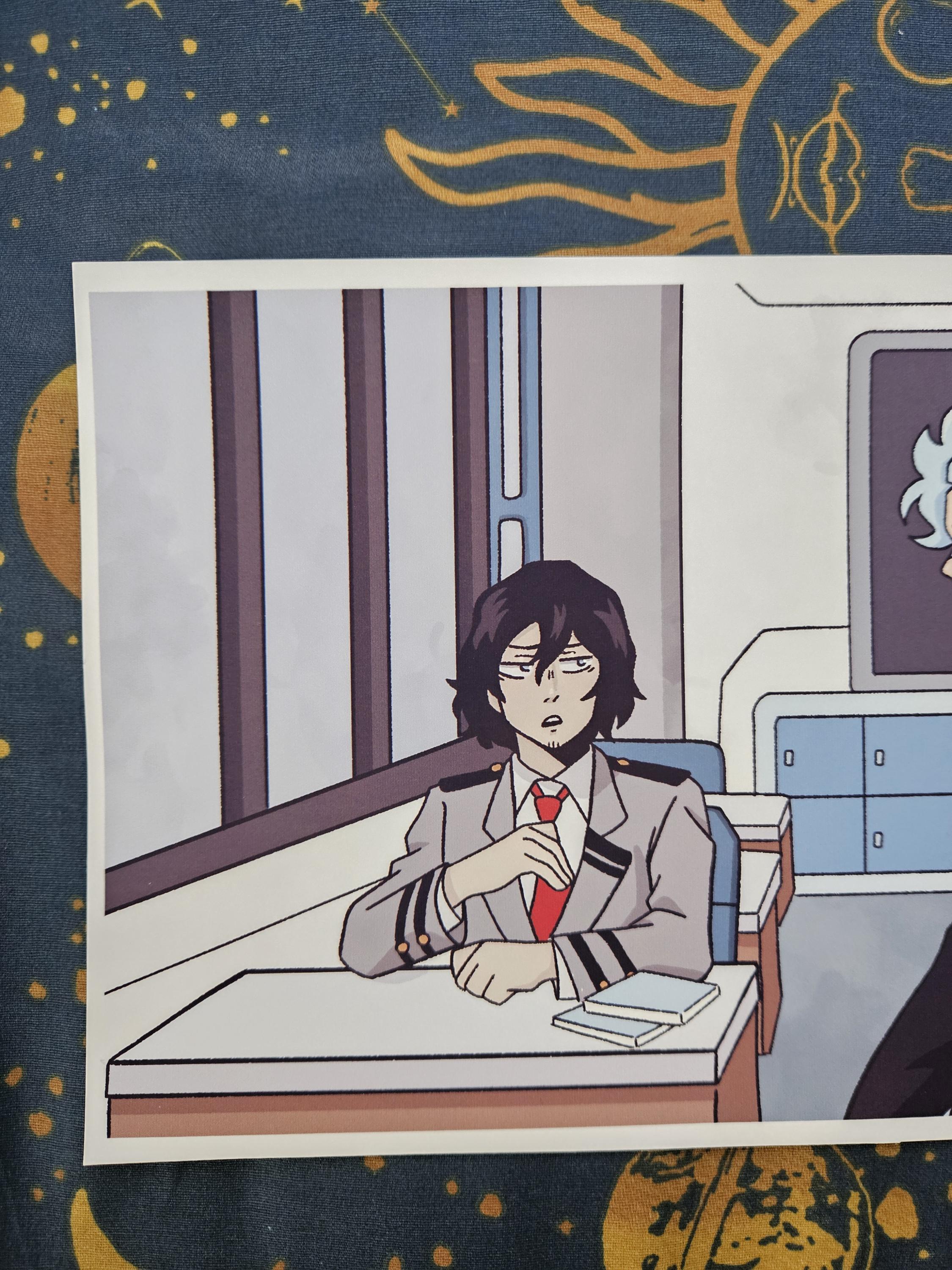 My Hero Academia Oboro & Aizawa Glossy Art Prints MHA BNHA Oboro ...