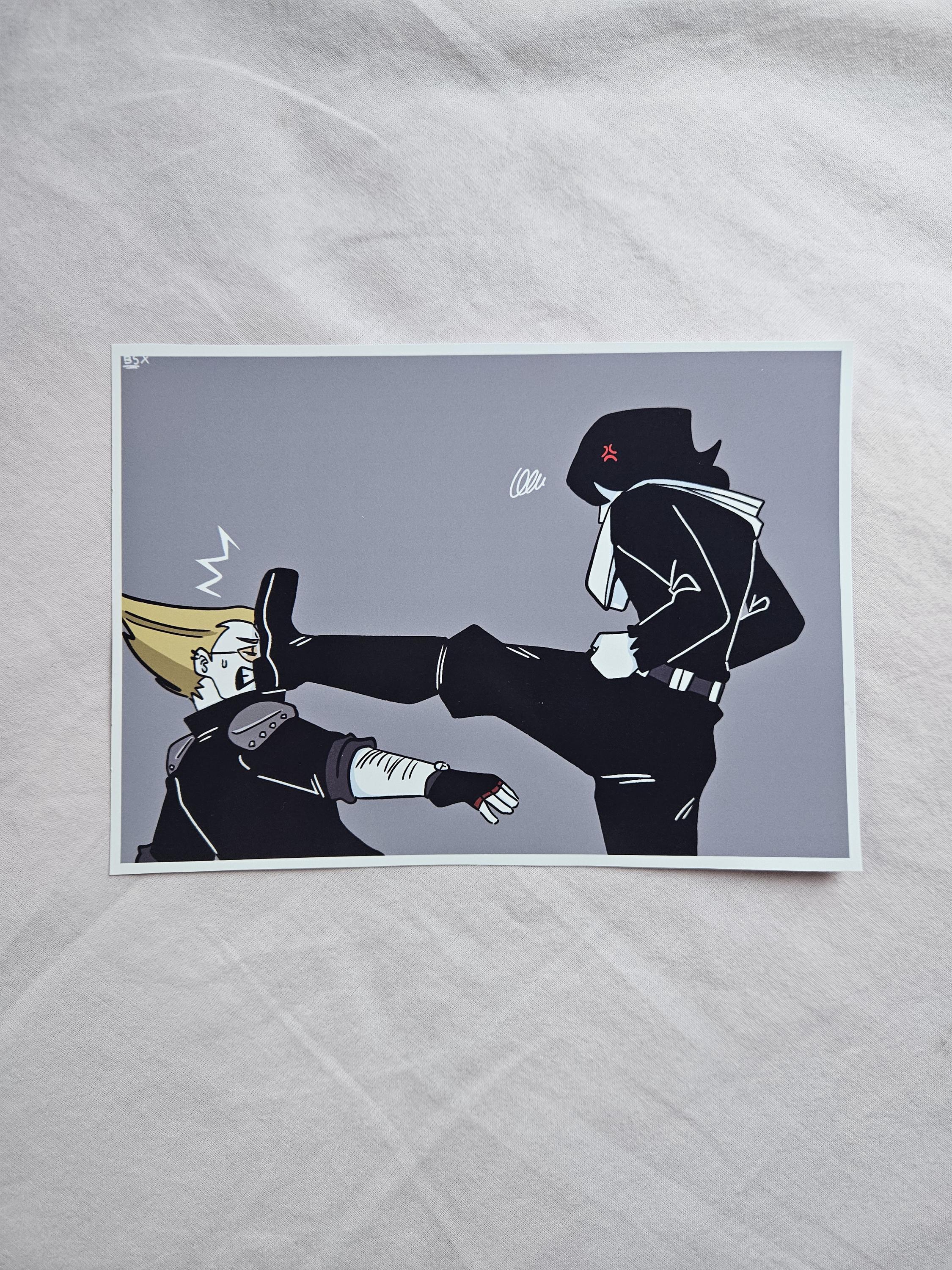 My Hero Academia A5 Present Mic & Eraserhead Glossy Art Prints MHA BNHA ...