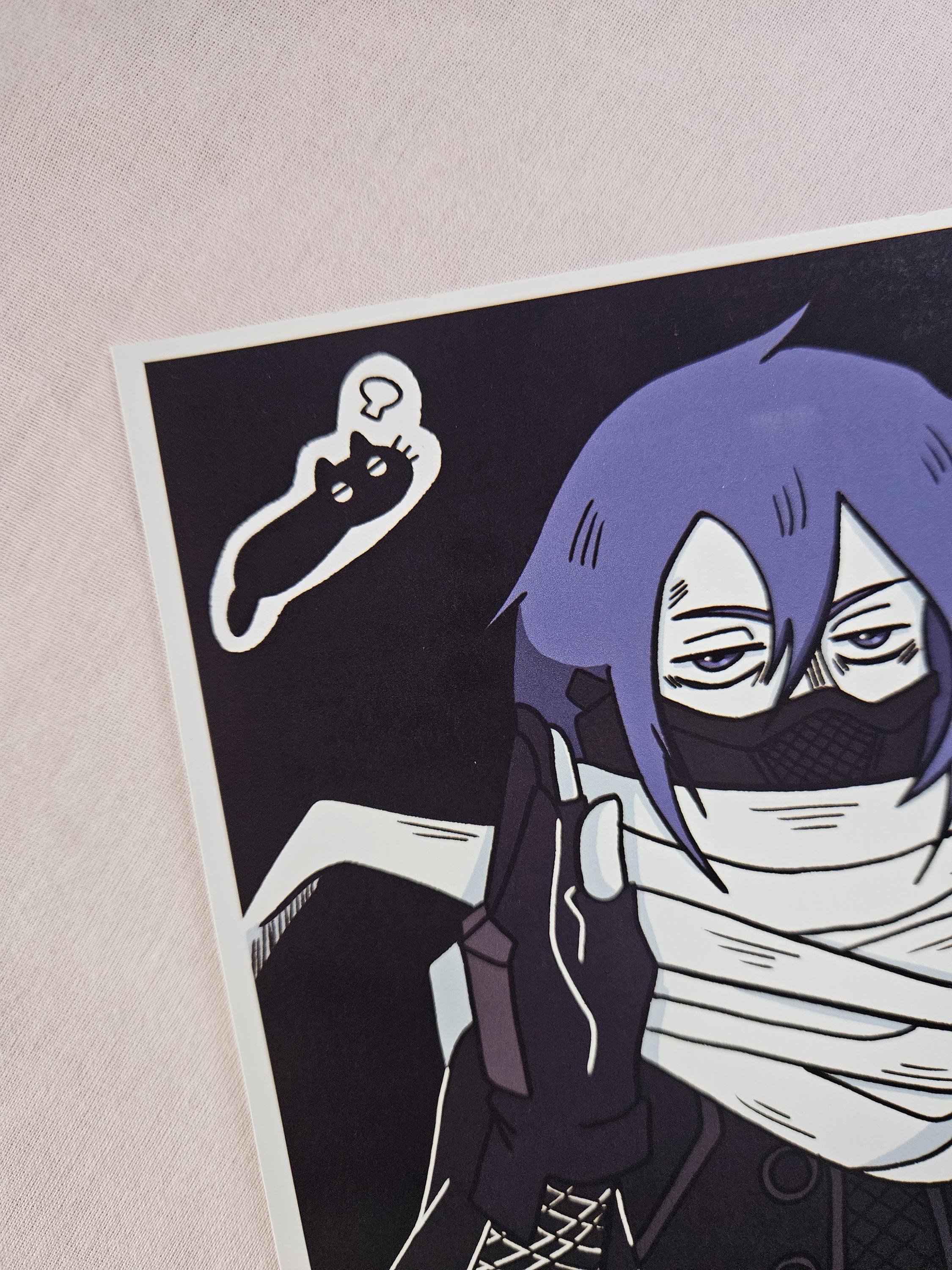 My Hero Academia Shinsou A5 Glossy Art Prints Hitoshi Shinsou MHA BNHA ...