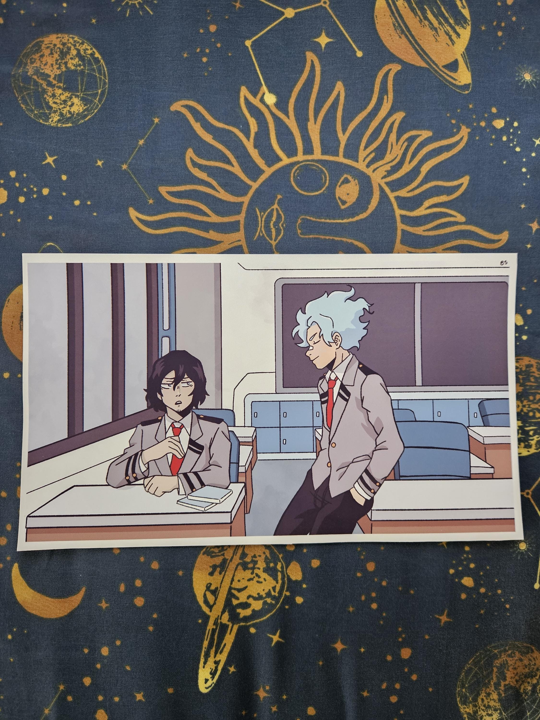 My Hero Academia Oboro & Aizawa Glossy Art Prints MHA BNHA Oboro ...