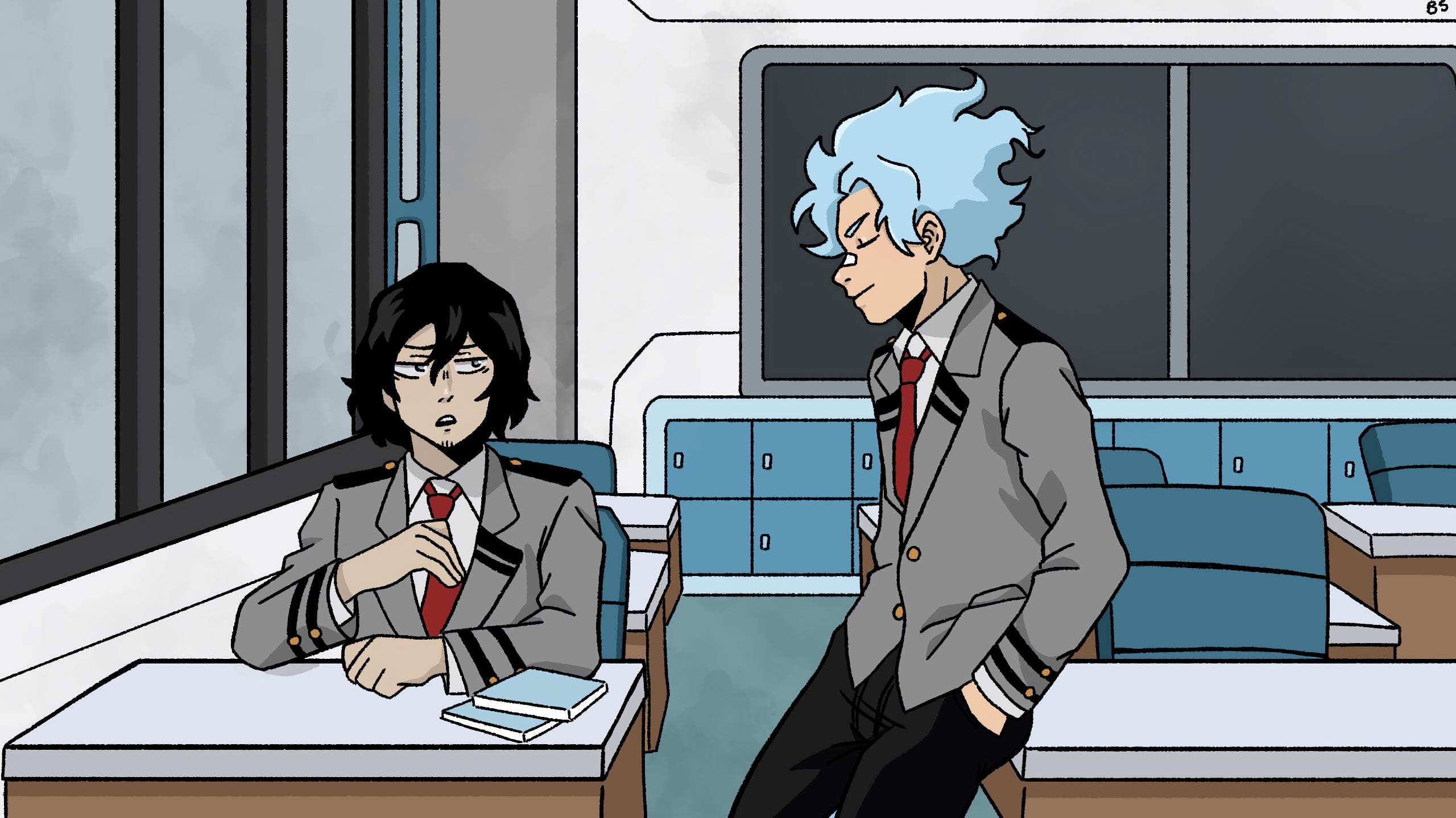 My Hero Academia Oboro & Aizawa Glossy Art Prints | MHA | BNHA | Oboro ...