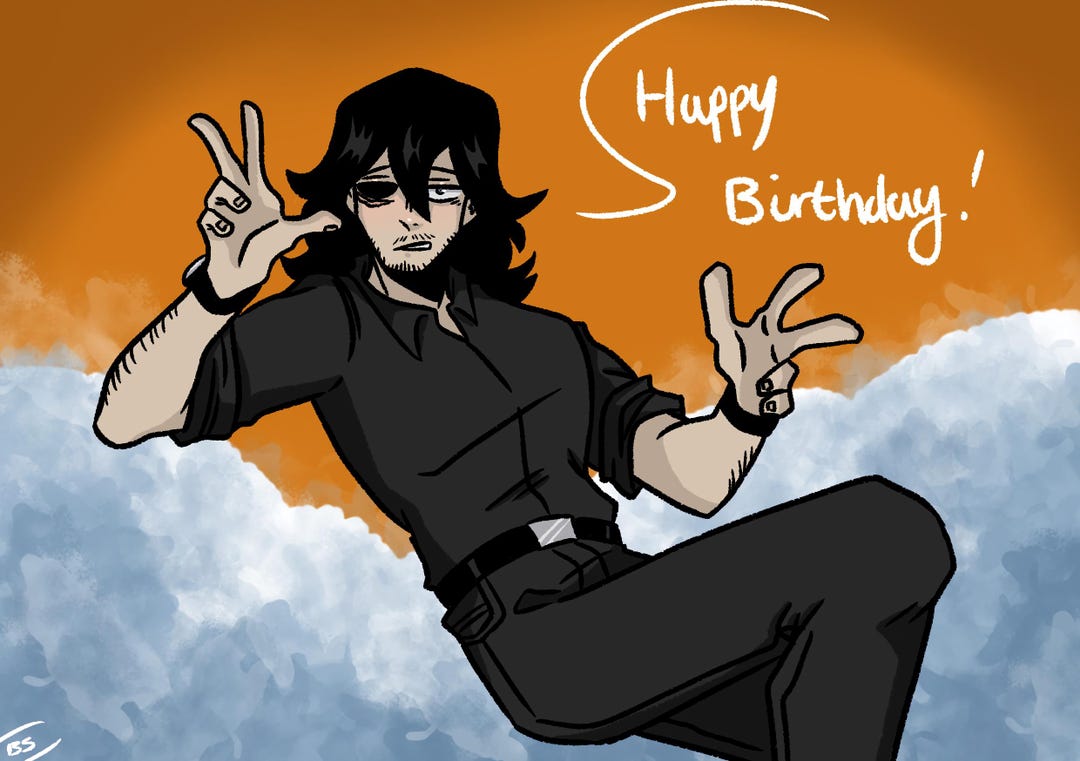 My Hero Academia A5 & A4 Aizawa Glossy Art Prints Eraserhead Shota ...