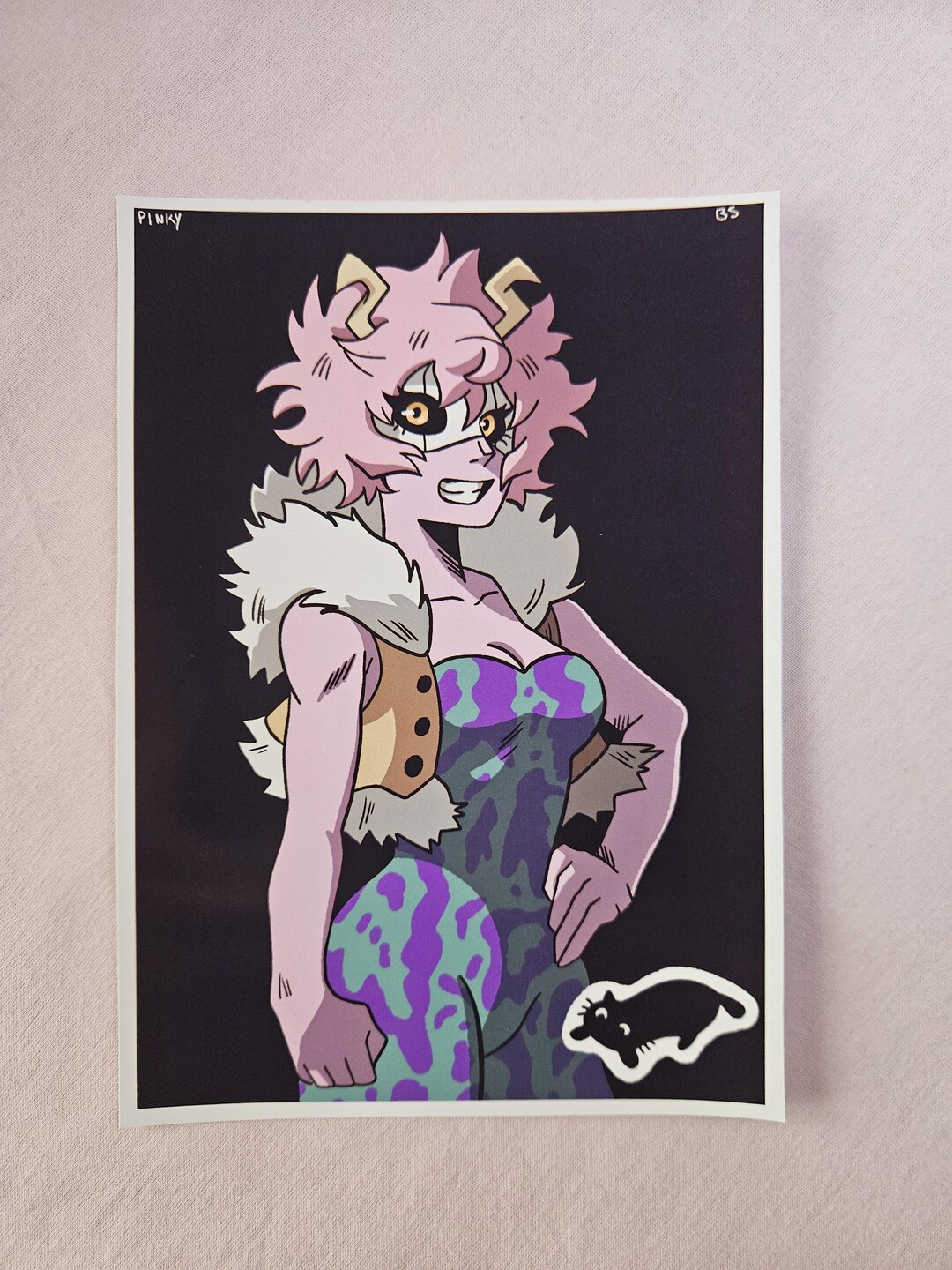 My Hero Academia Pinky A5 Glossy Art Prints Mina Ashido MHA BNHA - Etsy