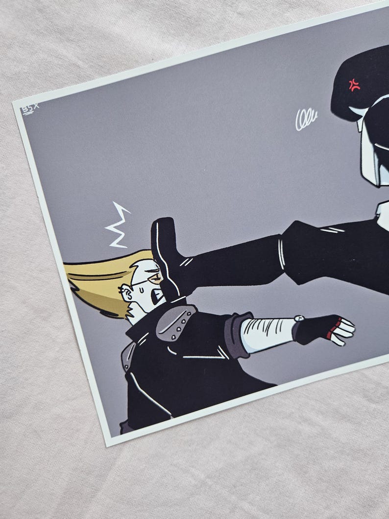 My Hero Academia A5 Present Mic & Eraserhead Glossy Art Prints MHA BNHA ...
