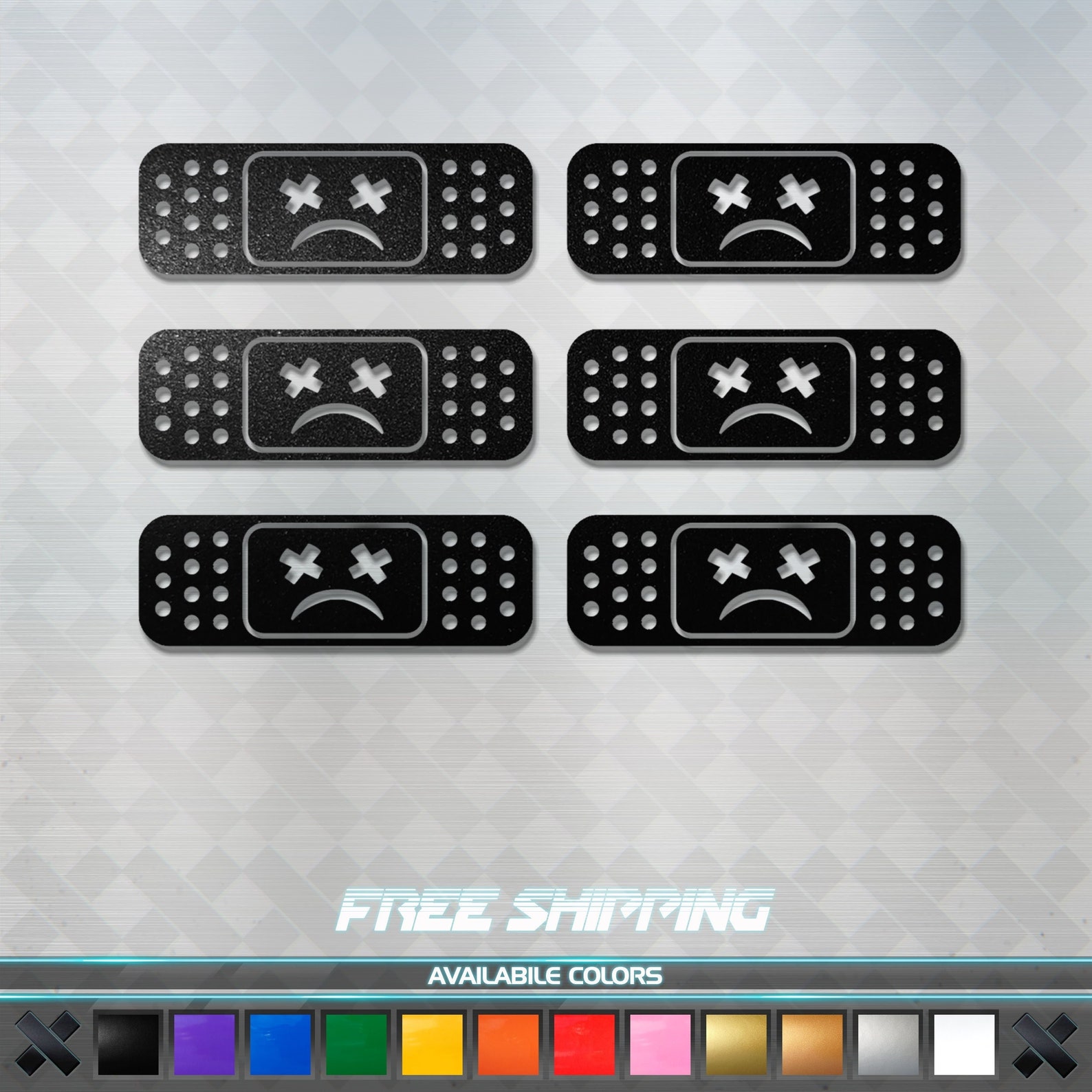 JDM Sad Band Aid Vinyl Decal Sticker Pack Car Window Truck - Etsy