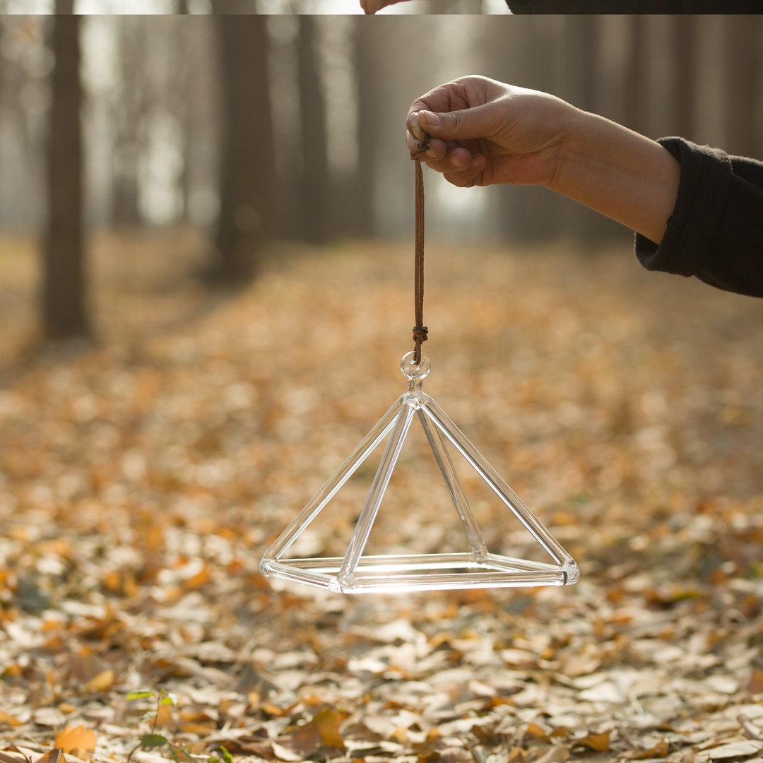 Clear Crystal Singing Pyramid With Free Mallet - Etsy