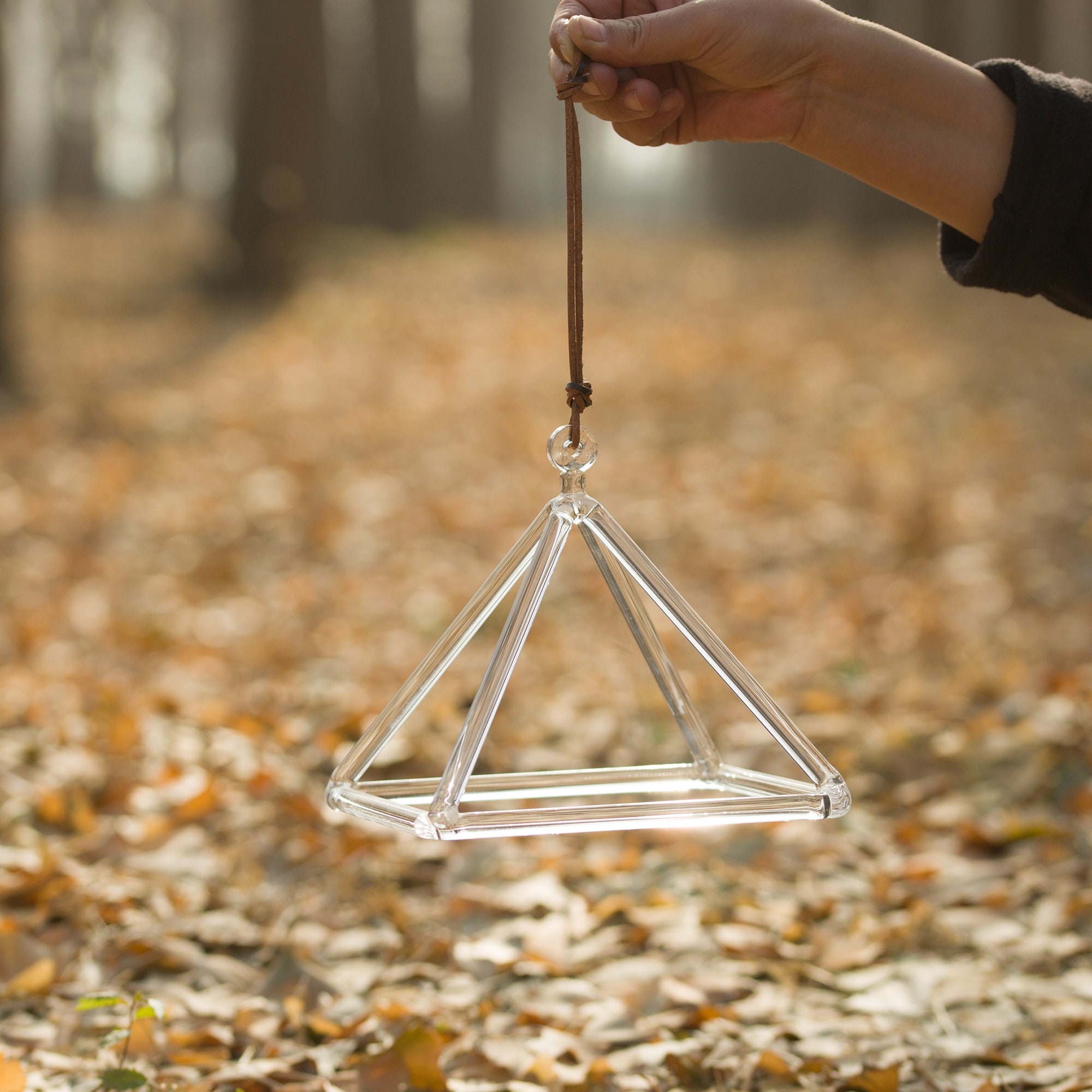Clear Crystal Singing Pyramid With Free Mallet - Etsy