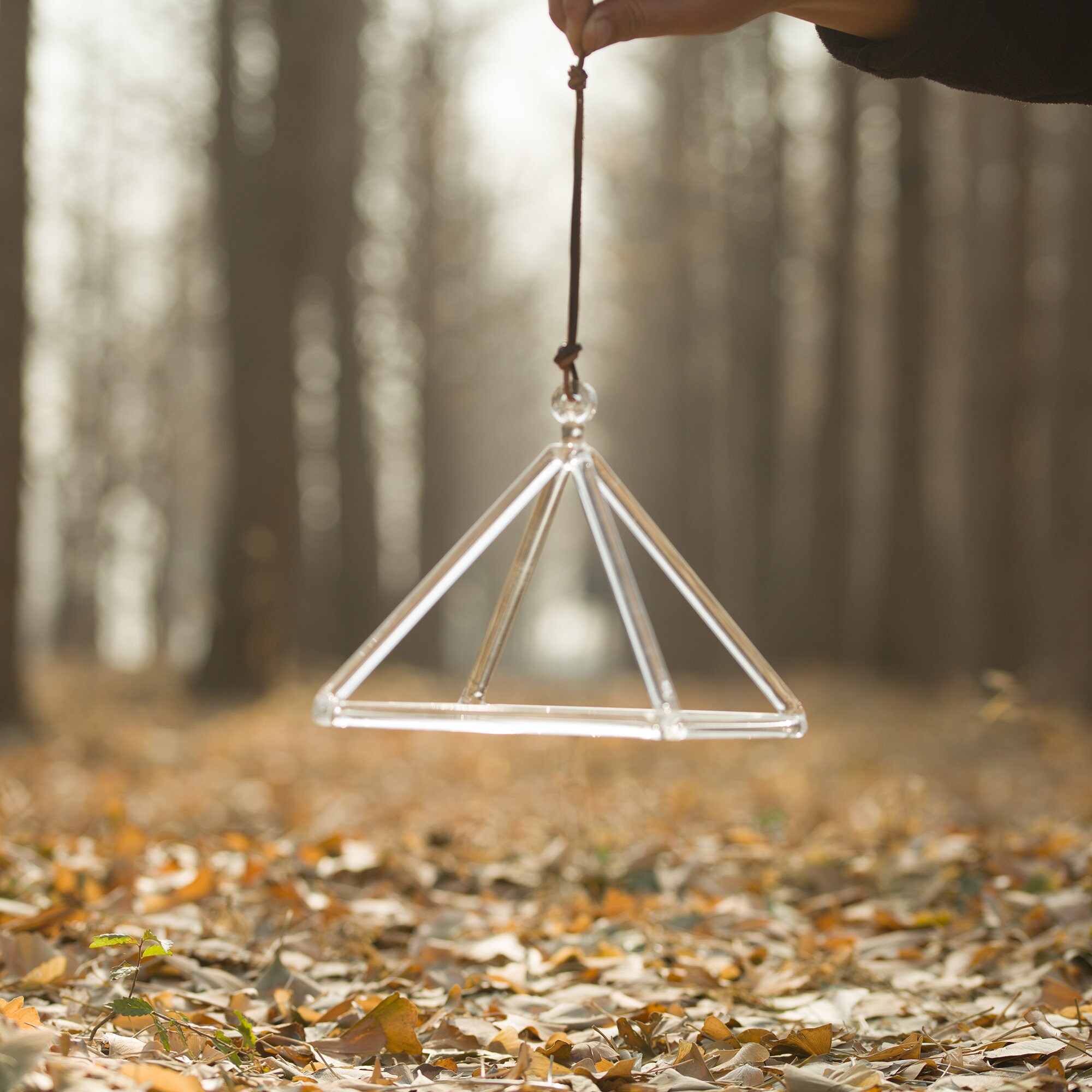 Clear Crystal Singing Pyramid With Free Mallet - Etsy