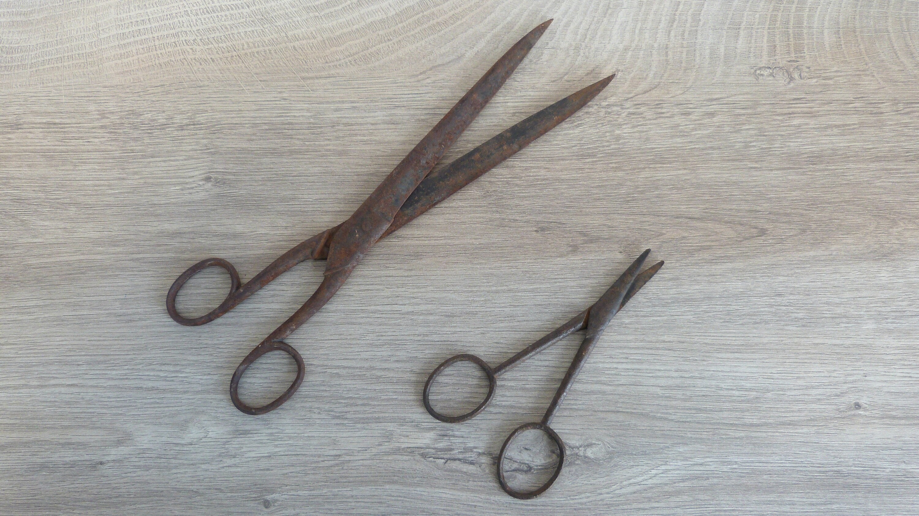 Set of Two Scissors, Vintage Embroidery Scissors, Sewing Scissors ...