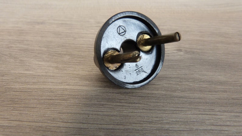 Electrical Socket and Plung, Vintage Electrical Socket, Retro Plug ...