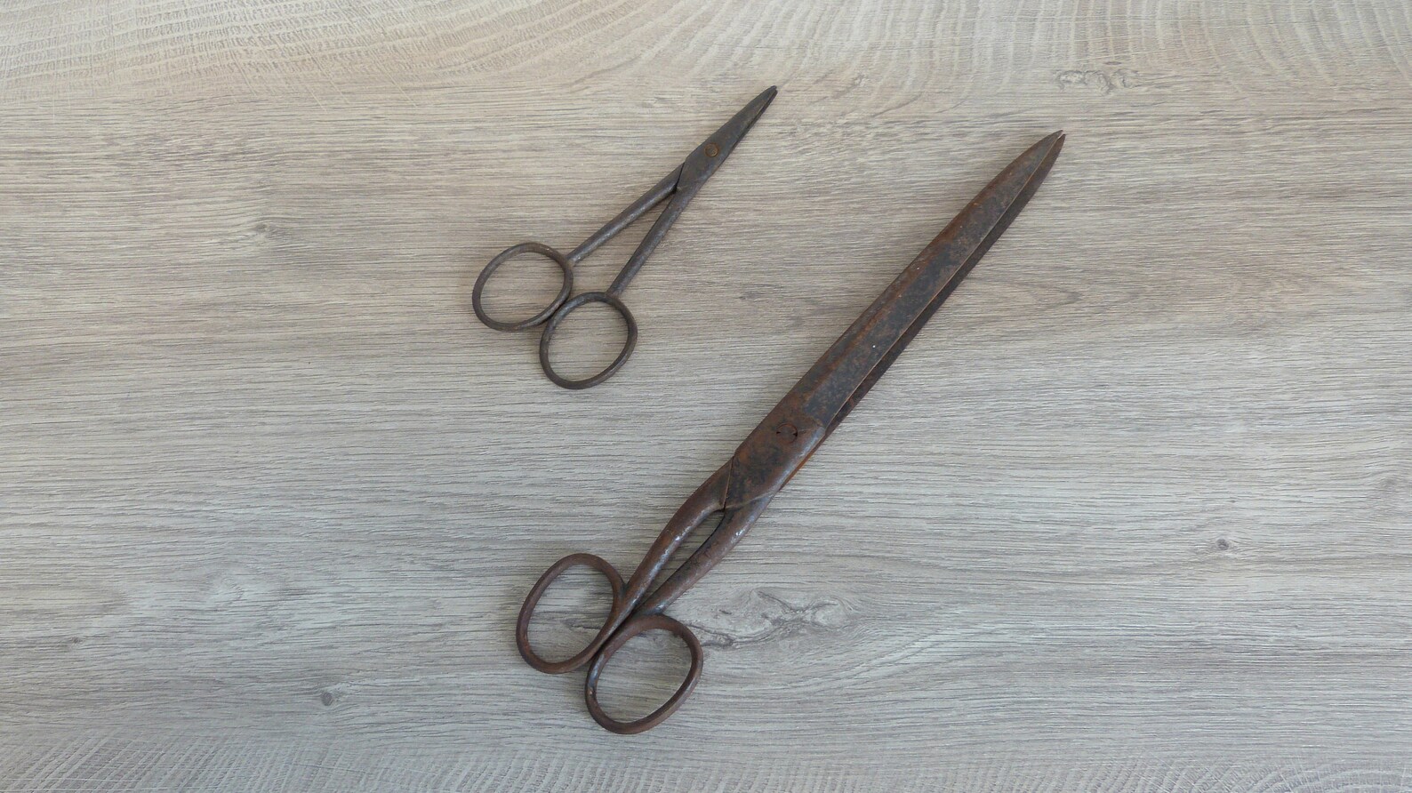 Set of Two Scissors, Vintage Embroidery Scissors, Sewing Scissors ...
