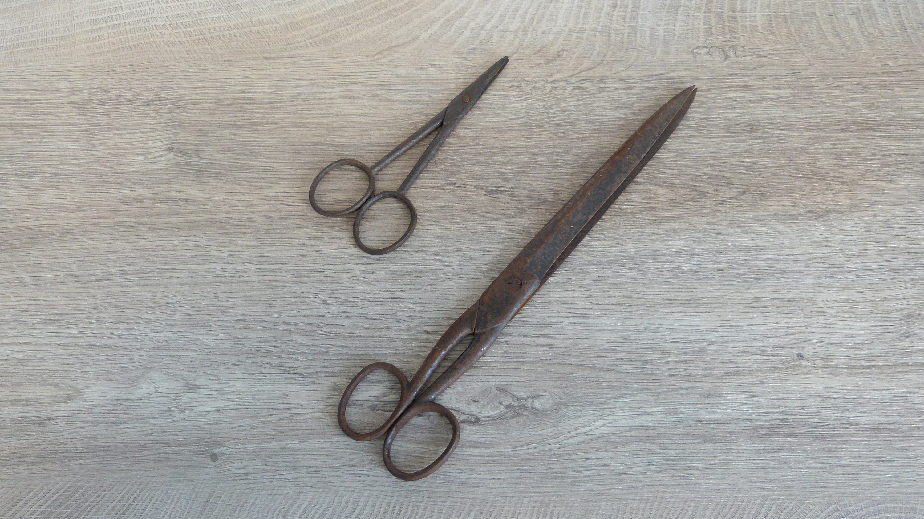 Set of Two Scissors, Vintage Embroidery Scissors, Sewing Scissors ...