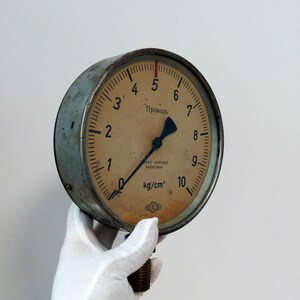 Old Manometer, Large Pressure Gauge, Air Pressure Instrument, Vintage ...