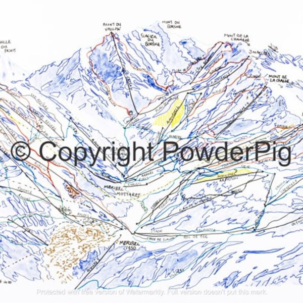 Verbier Print - Etsy UK