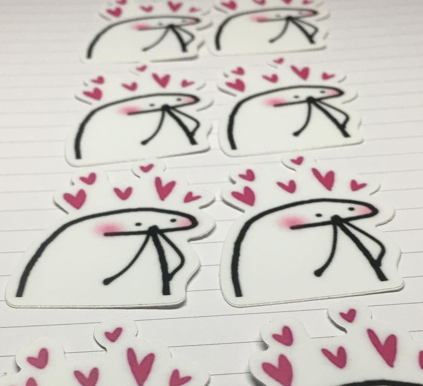 Loving Stickman With Hearts Sticker Meme Sticker Funny Sticker Laptop ...