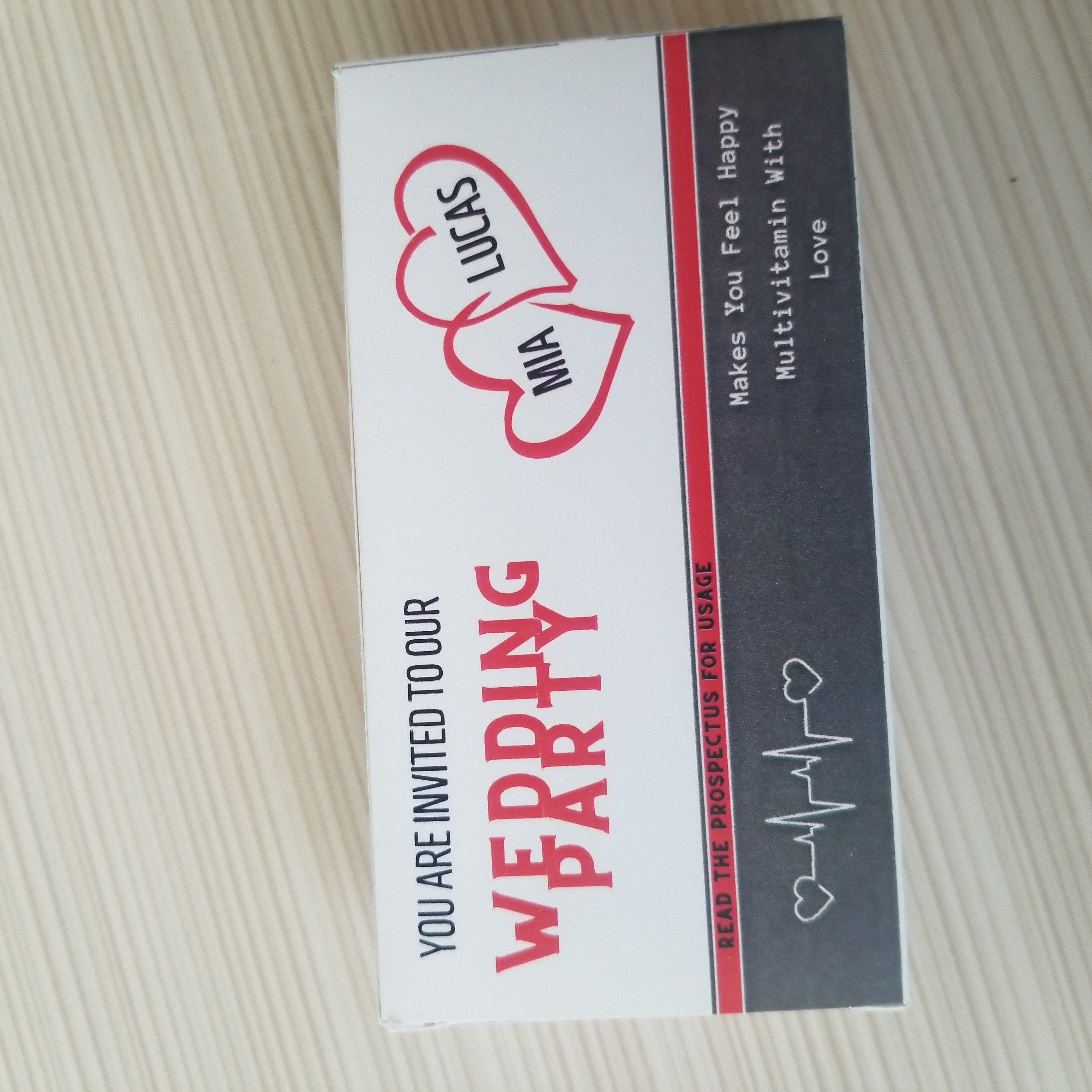 Wedding Party,pill Box,editable Invitation Template, - Etsy