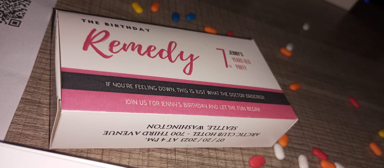 Editable Birthday Party Invitation Pill Box Template Doctor Nurse Party ...