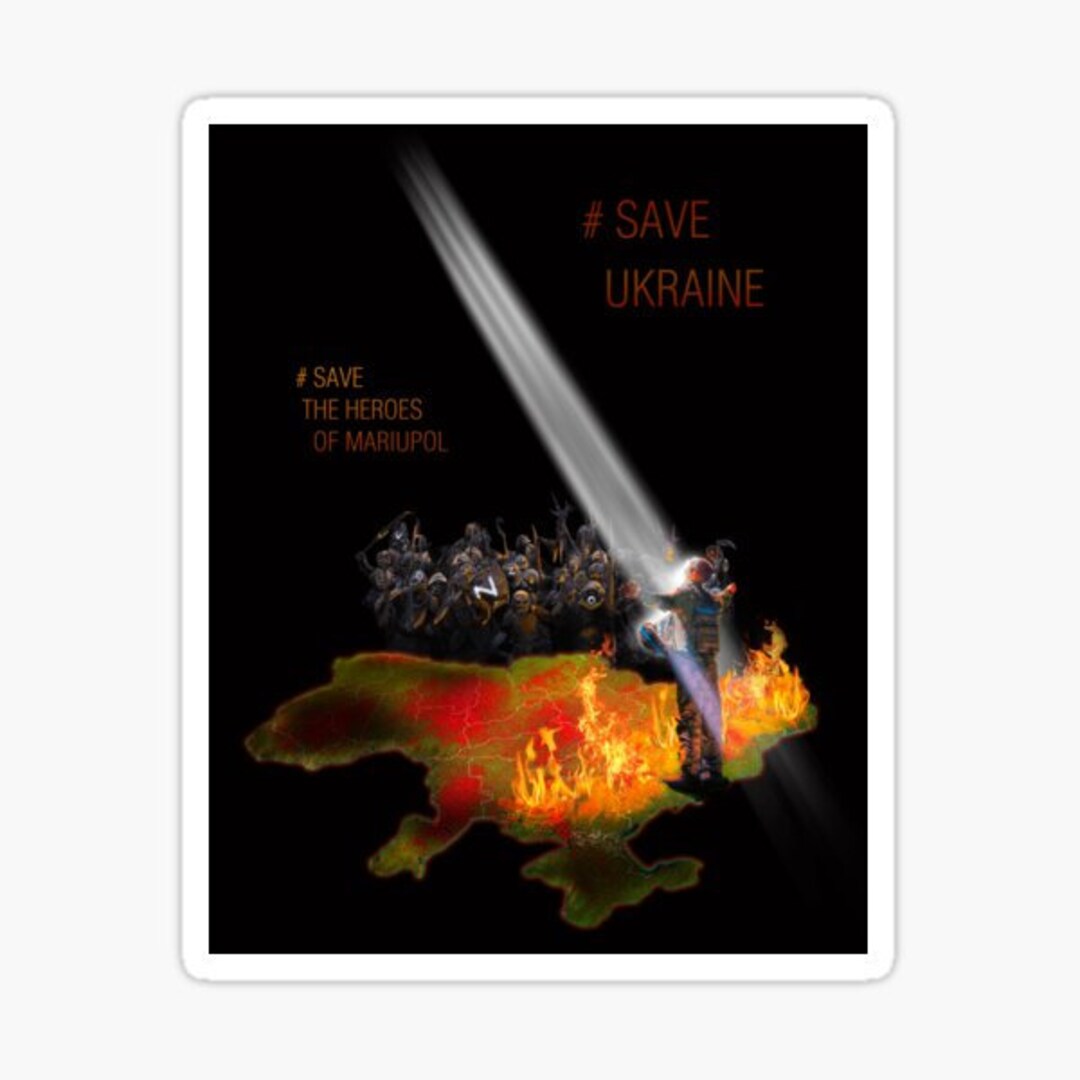 Azov Sticker Save Ukraine Military Sticker Mariupol Stickers - Etsy