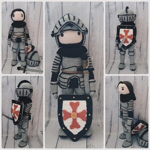 Medieval Knight Crochet Doll Pattern - Etsy
