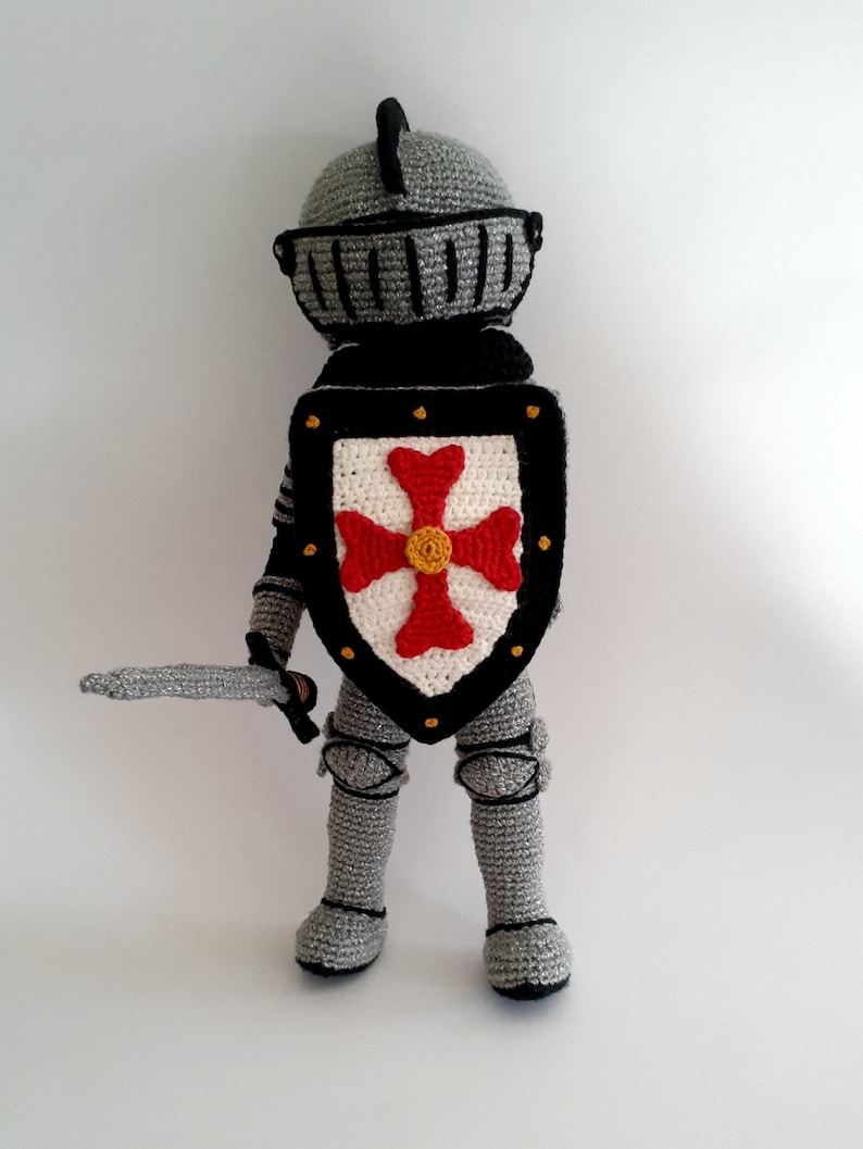 Medieval Knight Crochet Doll Pattern - Etsy