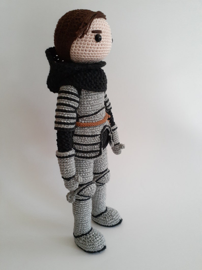 Medieval Knight Crochet Doll Pattern - Etsy
