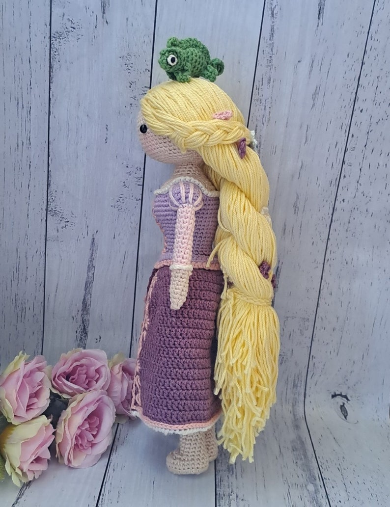Princess Rapunzel Doll Crochet Pattern - Etsy